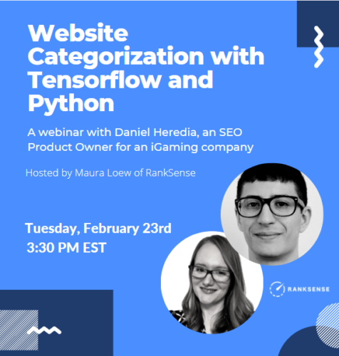 Website Categorization with Tensorflow and Python - Agile SEO by RankSense