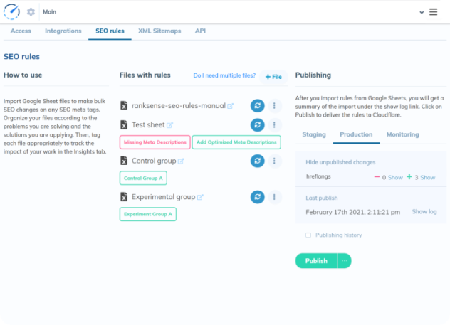 Agile Search Engine Optimization by RankSense