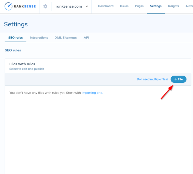 Changes to the RankSense SEO rules interface - Agile SEO by RankSense